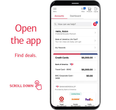 Cash Back Deals Every Day with Bank of America
