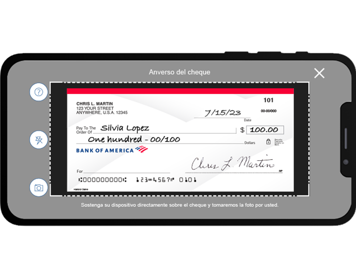 Guía de Depósitos de cheque vía móvil | Bank of America