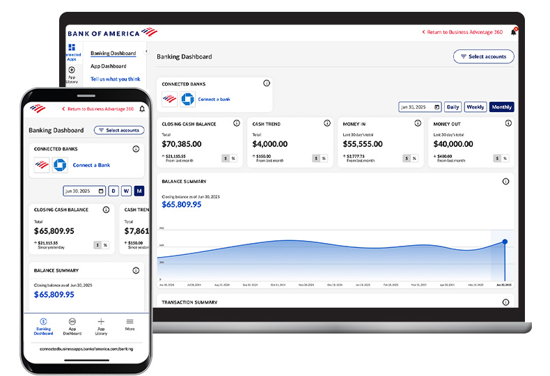Set up banking | Bank of America